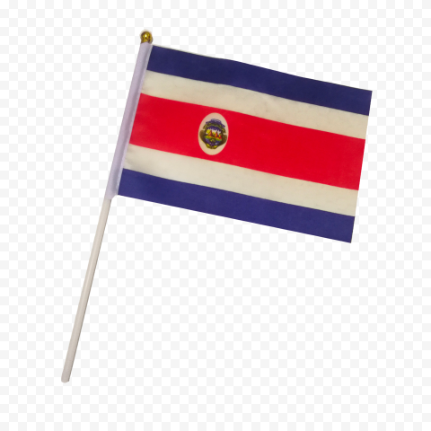 Costa Rica Small Flag Pole PNG | Citypng