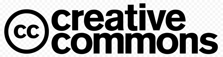 Creative Commons Black Logo HD PNG | Citypng