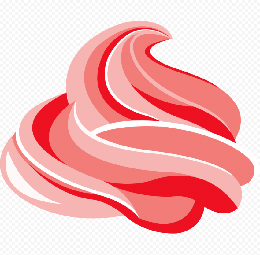 HD Cupcake Icing Blue Cream Cartoon Illustration PNG | Citypng