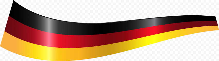 Curved Germany Ribbon Flag PNG | Citypng