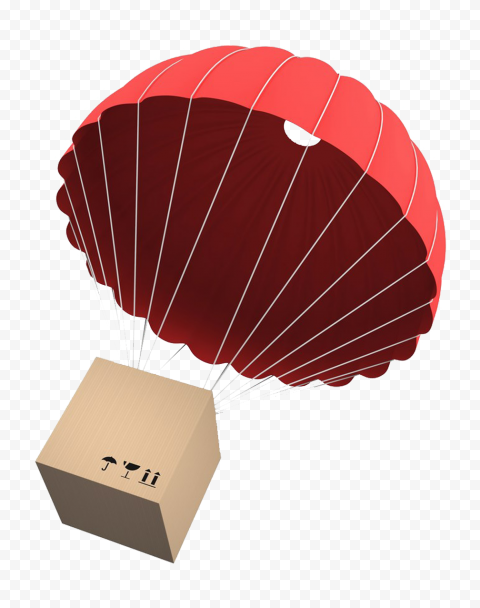 Delivery Shipping Parachute Packing Box Illustration | Citypng