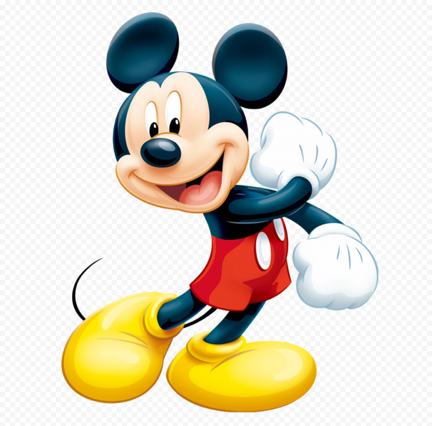 Mickey Mouse Lying Down PNG Image | Citypng
