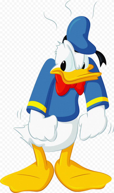 Donald Duck Angry Pose HD PNG | Citypng