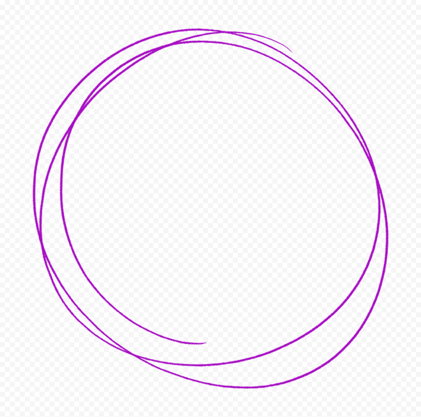Circle Purple Line Border FREE PNG | Citypng