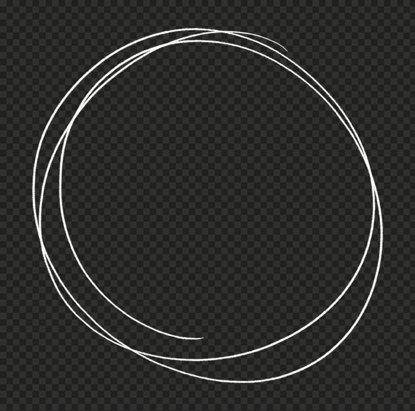 Doodle Sketch Lines White Circle FREE PNG | Citypng