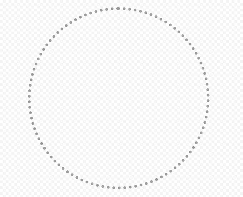 Dotted Gray Circle Image PNG | Citypng