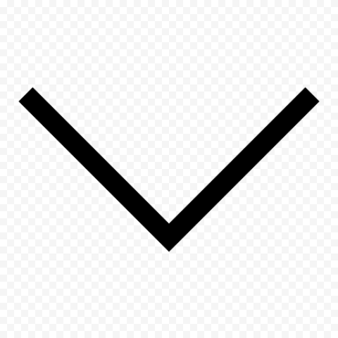 Down Head Arrow Black | Citypng