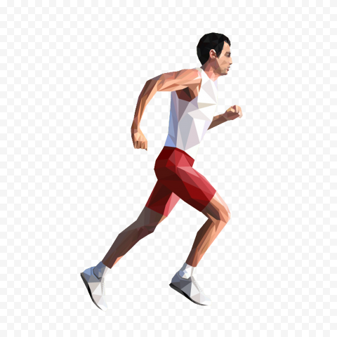 Download Abstract Art Running Man PNG | Citypng