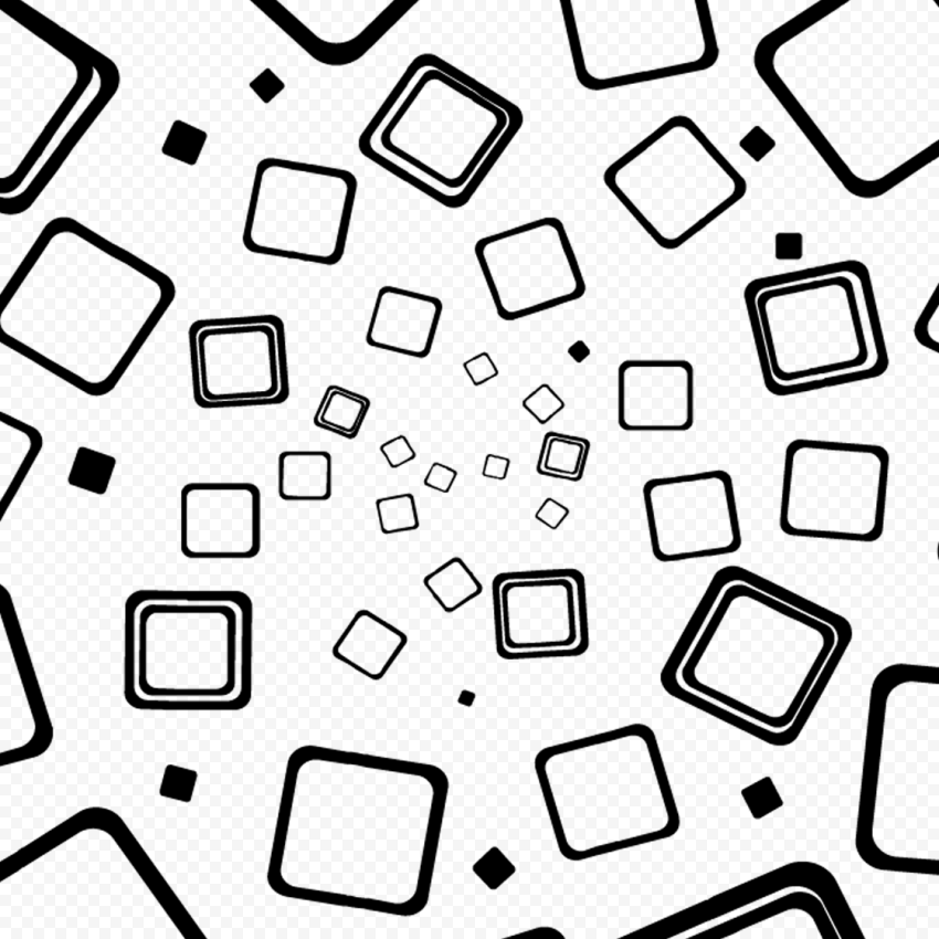 Download Black Squares Shapes Abstract PNG | Citypng