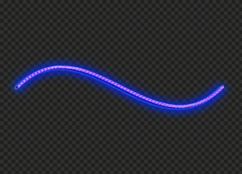 Download Curve Purple Led Light Line String PNG | Citypng