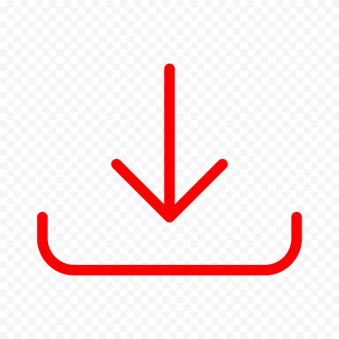 Download Downloading Save Red Icon Button PNG | Citypng