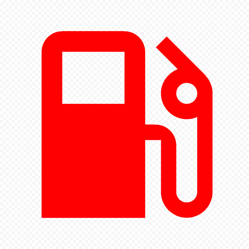 Download Gas Fuel Station Red Icon PNG | Citypng