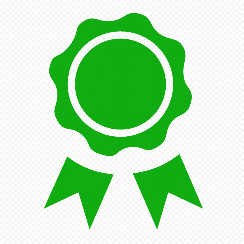 Download Green Medal Ribbon Icon PNG | Citypng