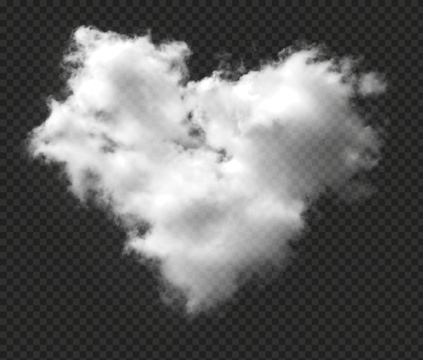Download HD Cloud Heart Shape PNG | Citypng
