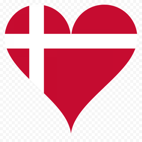 Download Love Denmark Flag Heart PNG | Citypng
