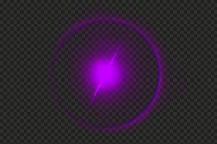 Download Purple Luminous Circle Effect PNG | Citypng