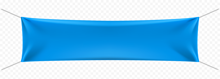 Download Realistic Hanging Blue Banner Ribbon PNG | Citypng