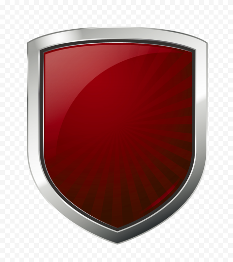 Download Red Metal Shield Guard Icon PNG | Citypng