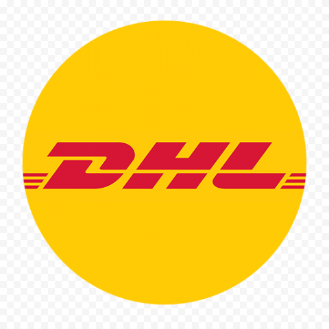 Download Round DHL EXPRESS Delivery Logo Icon PNG | Citypng