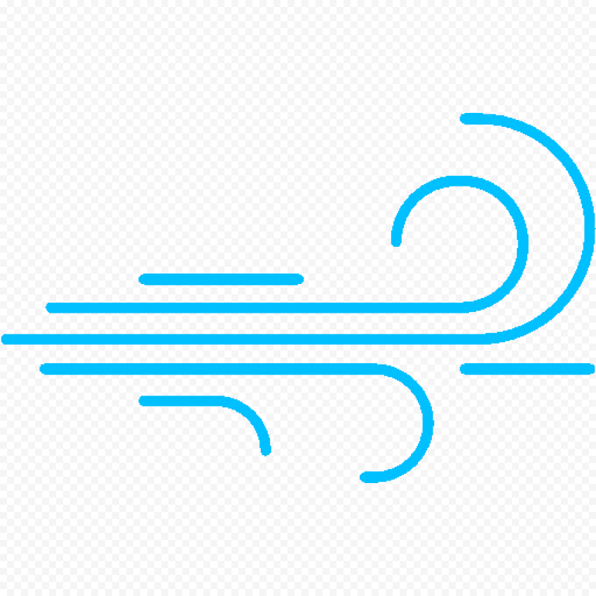 Download Wind Blue Icon PNG | Citypng