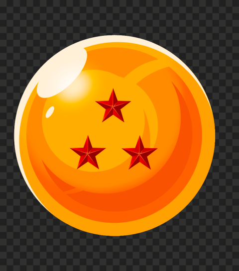 Dragon Ball Z DBZ Crystal Ball 3 Stars HD PNG | Citypng