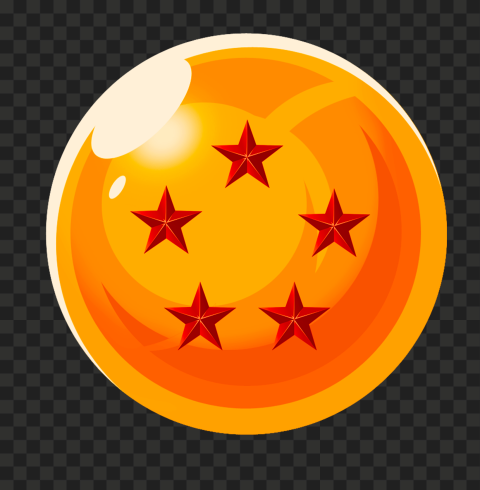 Dragon Ball Z DBZ Crystal Ball 5 Stars PNG | Citypng