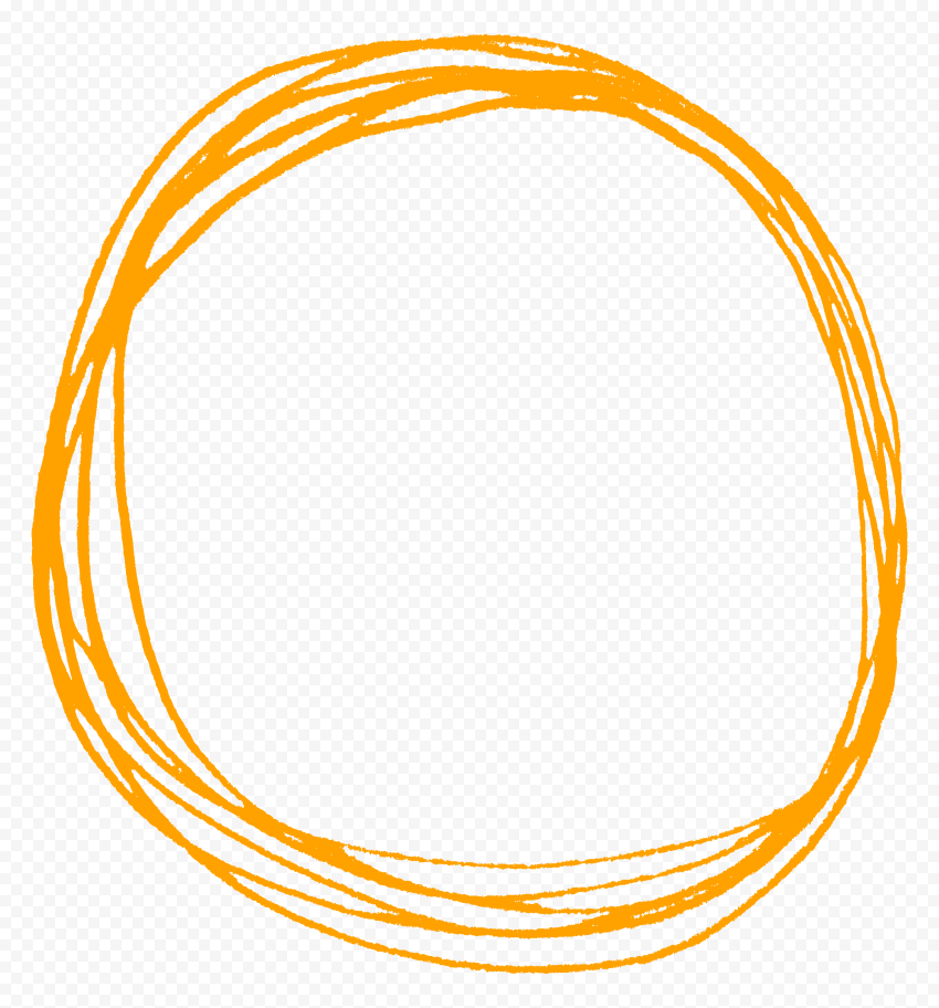 Drawing Circle Orange HD PNG | Citypng