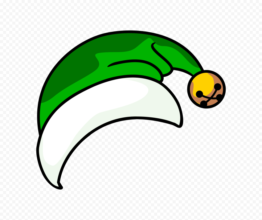 Elf Santa Green Cartoon Hat HD PNG | Citypng