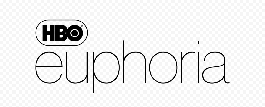 Euphoria HBO Black Logo HD PNG | Citypng