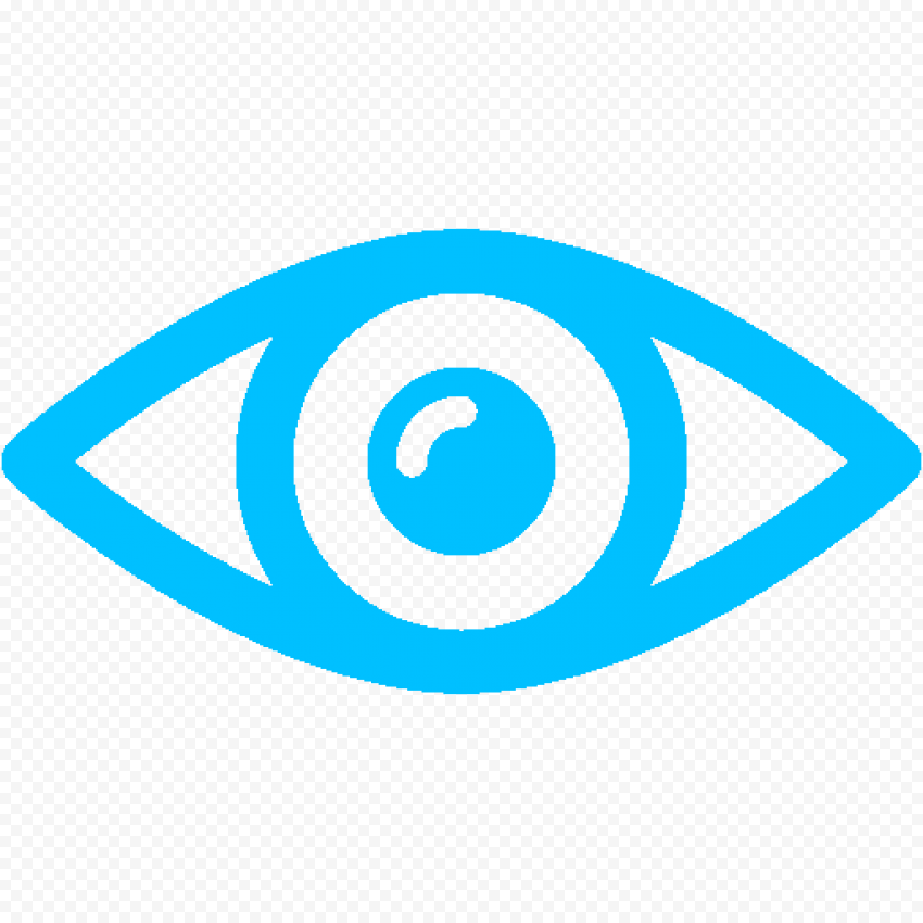 Eye View Watching Blue Icon | Citypng
