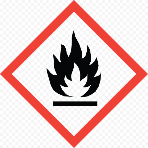 Fire Danger Warning Risk Flammable Safety Sign | Citypng