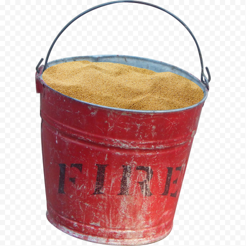 Fire Sand Bucket PNG | Citypng