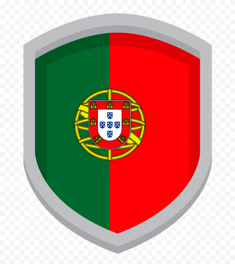 Flag Of Portugal Vector Shield Shape | Citypng