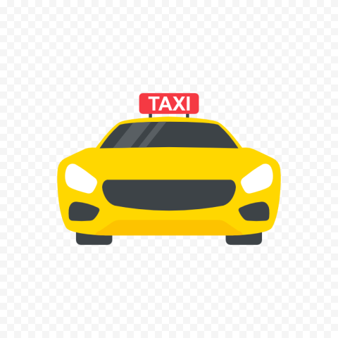 Flat Taxi Car Cab Icon PNG | Citypng
