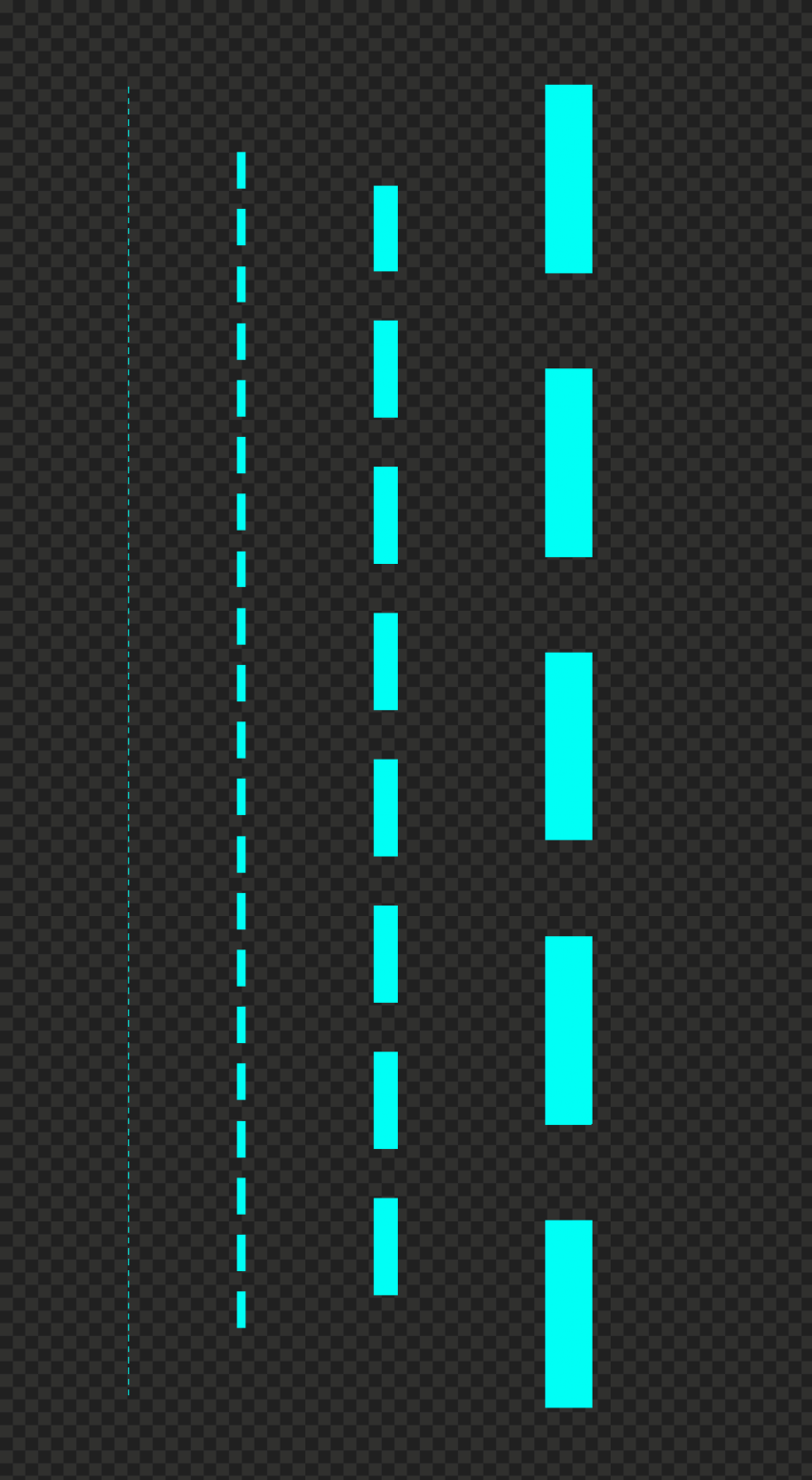 Four Blue Dashed Lines PNG Image | Citypng