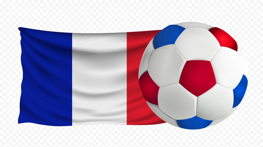 France Flag With Soccer Football Ball PNG | Citypng