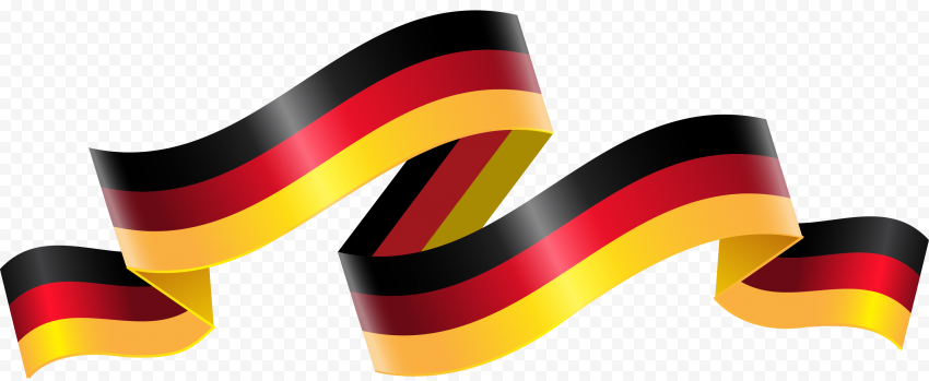 FREE Curved Germany Ribbon Flag PNG | Citypng