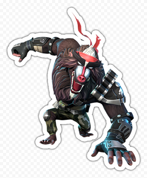 Free Fire Beaston Pet Sticker Character HD PNG | Citypng