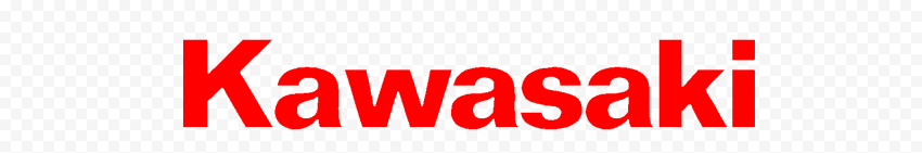 FREE Kawasaki Red Text Logo PNG | Citypng
