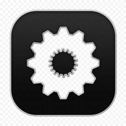 FREE Square Settings Options App Icon PNG | Citypng