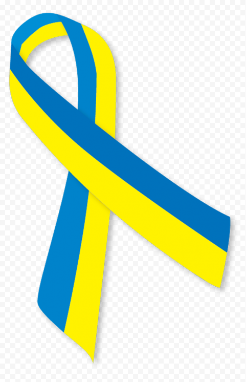 FREE Ukraine Flag On Ribbon PNG | Citypng