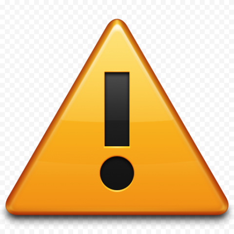 FREE Warning Safety Yellow Triangle Icon PNG | Citypng