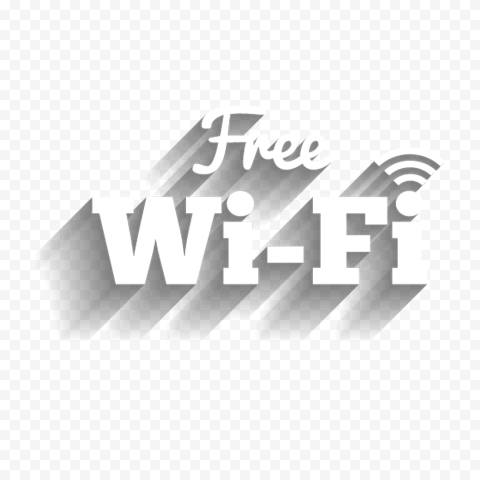 FREE Wifi Word Art Logo Sign PNG Image | Citypng