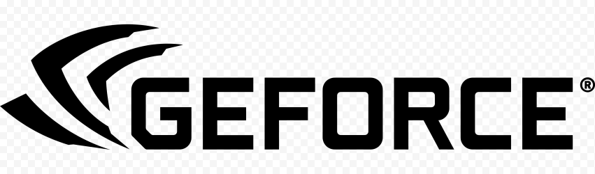 Geforce Nvidia Black Logo HD PNG | Citypng