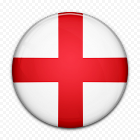 Glossy Button England Flag Icon | Citypng