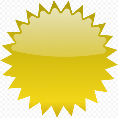 Gold Starburst Transparent | Citypng