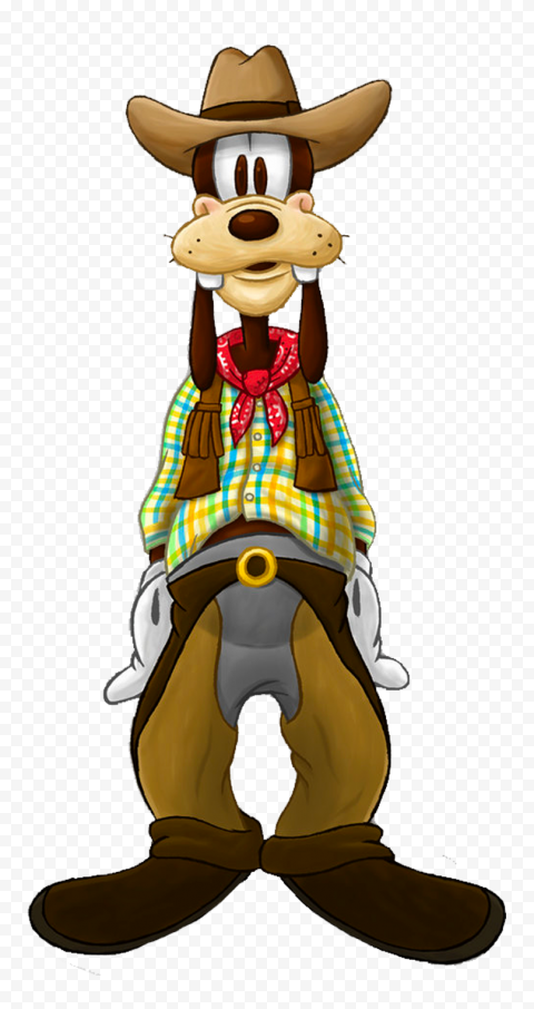 Goofy Cowboy Mickey Character PNG | Citypng