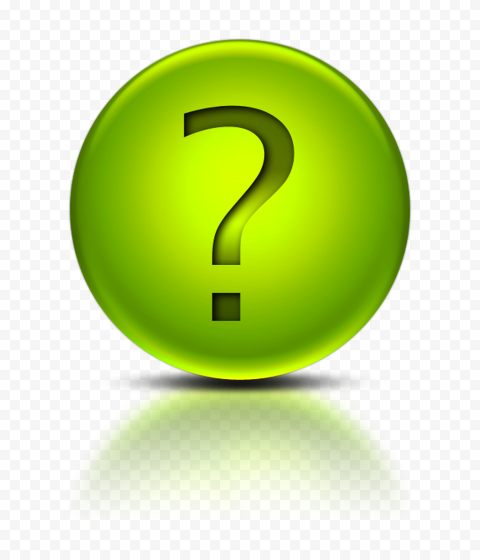 Green Glossy Question Mark Circle Icon Logo HD PNG | Citypng