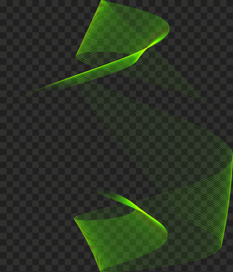 HD Green Glowing Lines Abstract Transparent PNG | Citypng