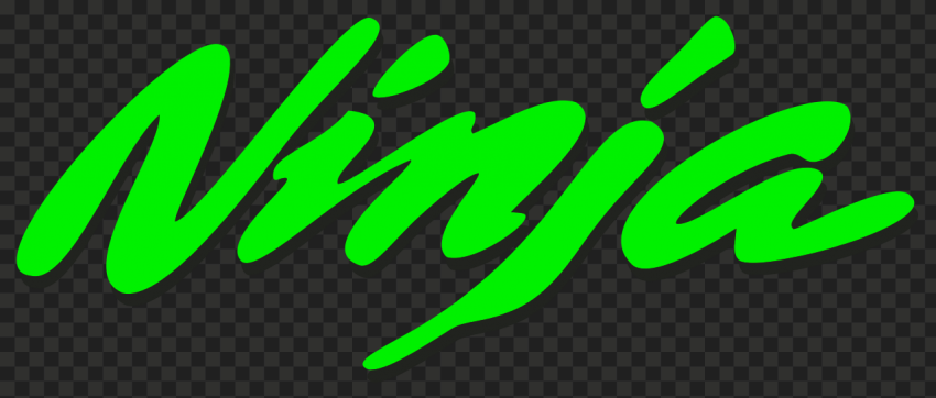 Green Ninja Kawasaki Logo Word Sign PNG | Citypng